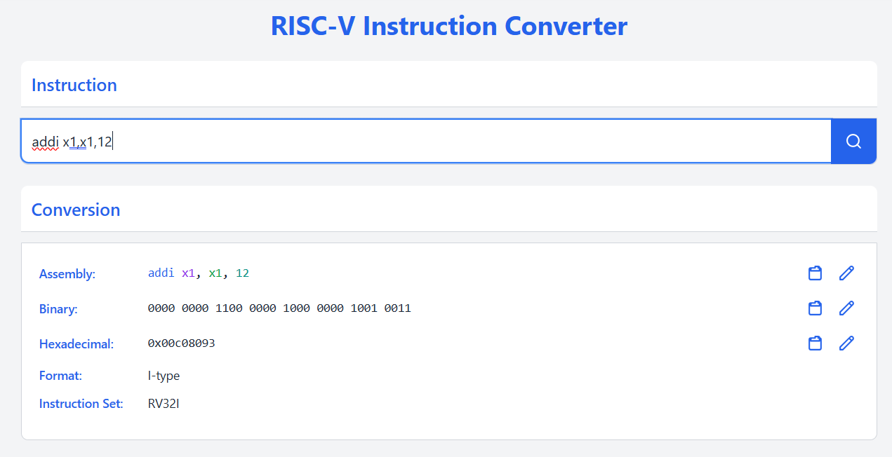 RISC-V Visualizer